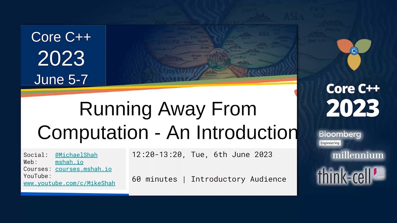 Mike Shah Running Away From Computation An Introduction Youtube