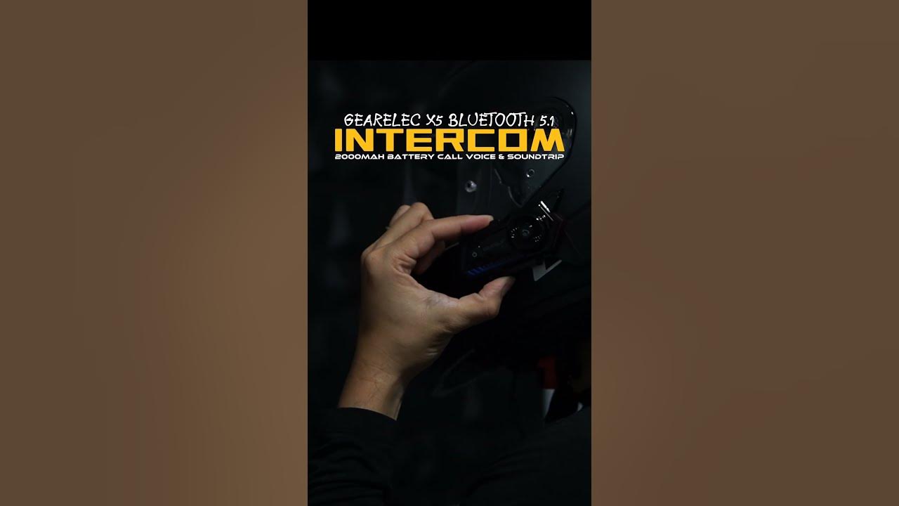 Best Budget Intercom Gearelec X5 Motovlog Youtube