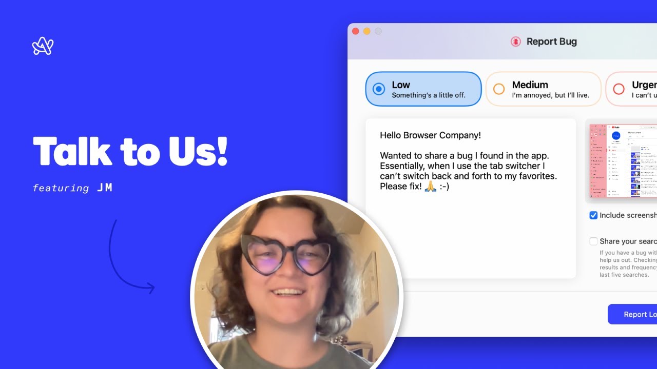 Arc Browser | Talk to Us! - YouTube
