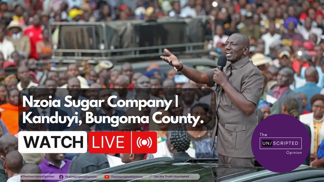 President Ruto's Speech at Nzoia Sugar Company, Kanduyi | Bungoma ...