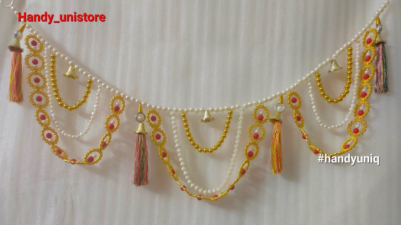 Easy Bandarwal| Toran | Diwali| How to make bandarwal at home| Wall ...