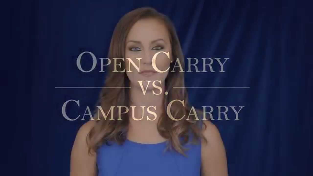 Open Carry Vs. Campus Carry - YouTube
