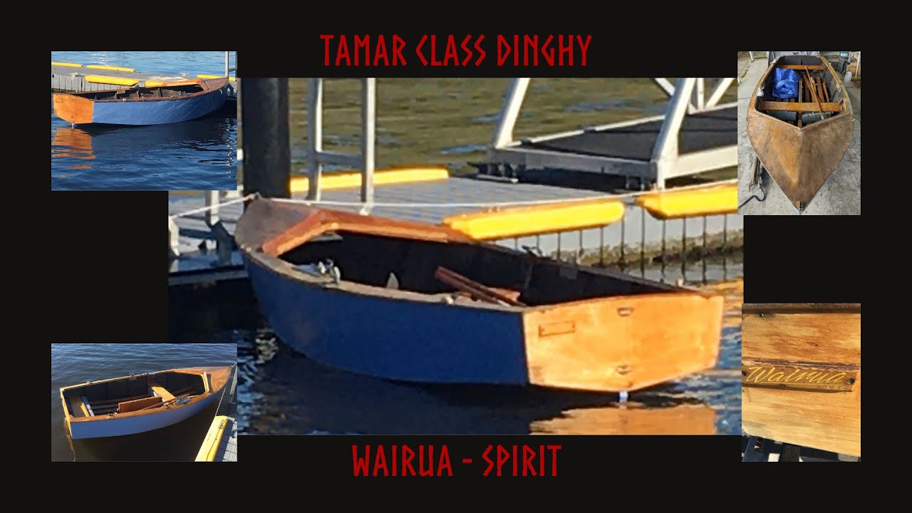 Tamar Class Vintage timber Dinghy "Mairua" designed in 1947 sail T 195 ...
