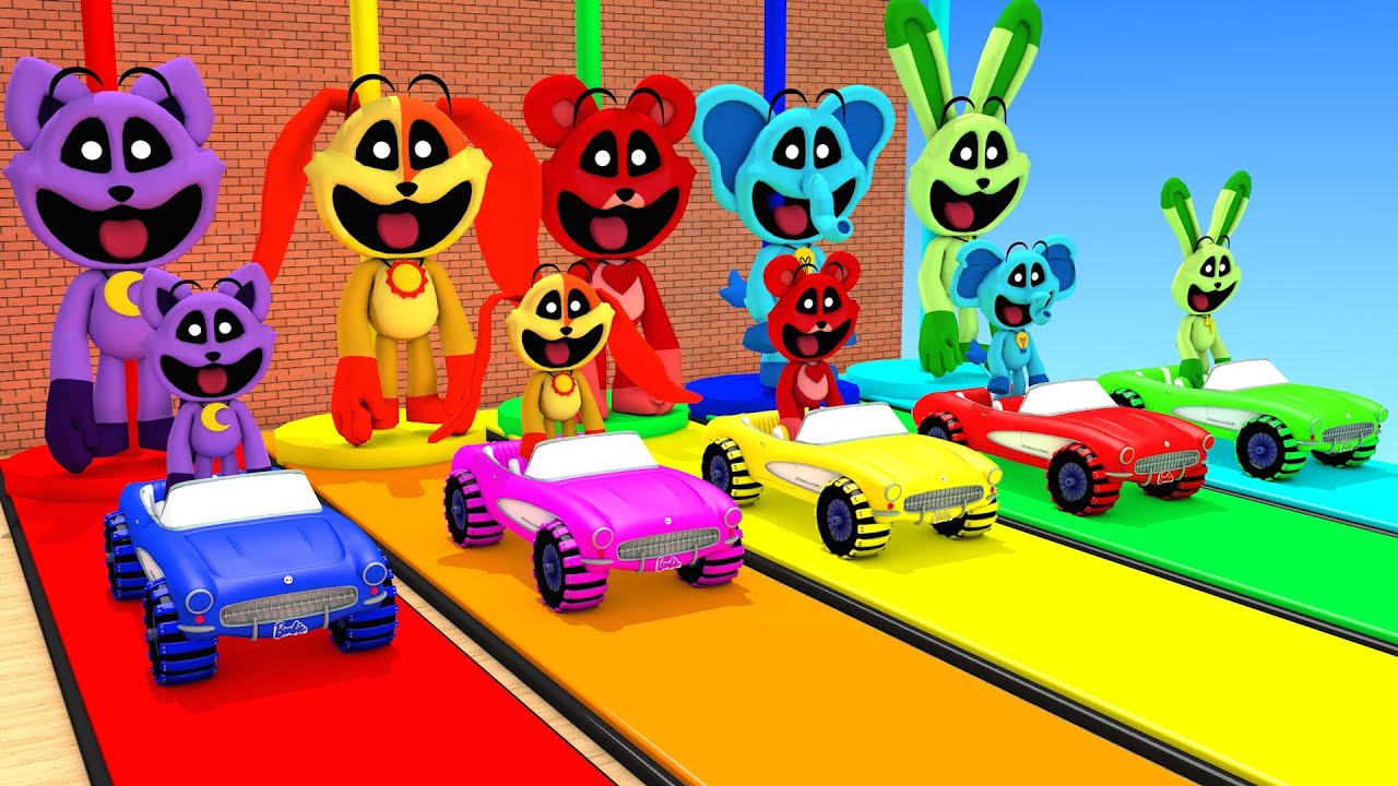 Paint Animals Smiling Critters, Catnap, Dogday, Poppy Playtime 3 ...