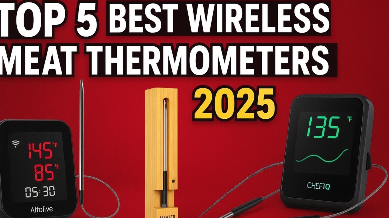 Top 5 Best Wireless Meat Thermometers 2025 🔥 Ultimate Smart Bluetooth ...