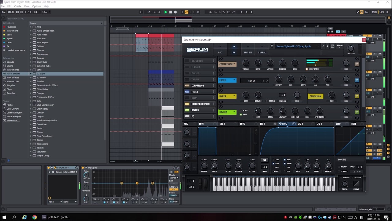 Serum Whistle Synth Testing - YouTube