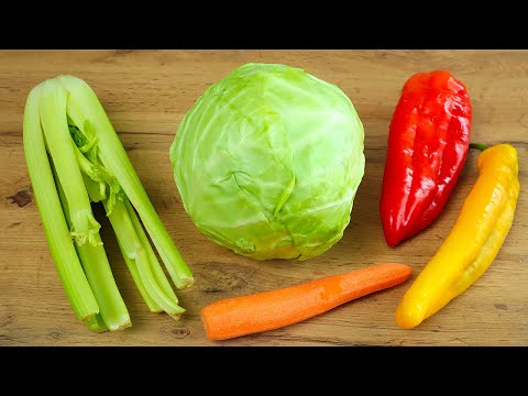 Zayıflama çorbası. 20 kg verdim. Yağ yakıcı tarif. Lahana tarifi. Sağlıklı tarifler.