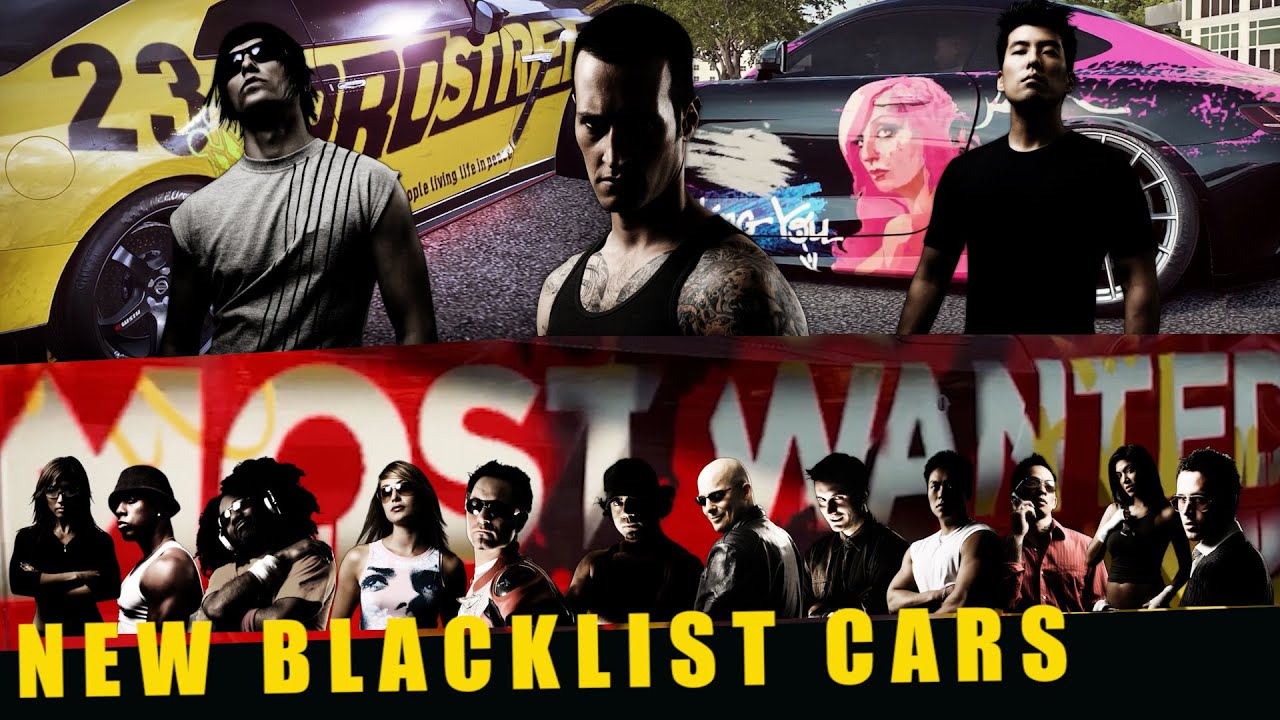 New BLACKLIST Cars Fan Made for Remake Game - YouTube