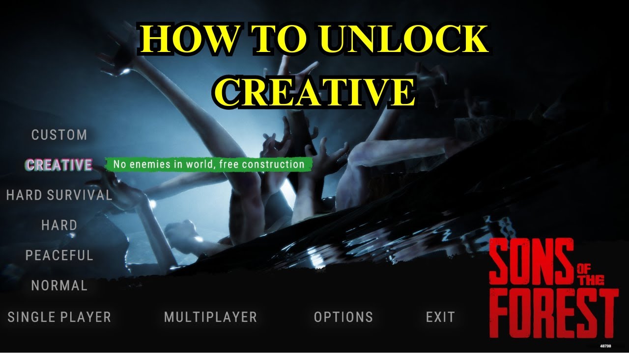 How To Unlock Creative Mode - Sons Of The Forest - YouTube
