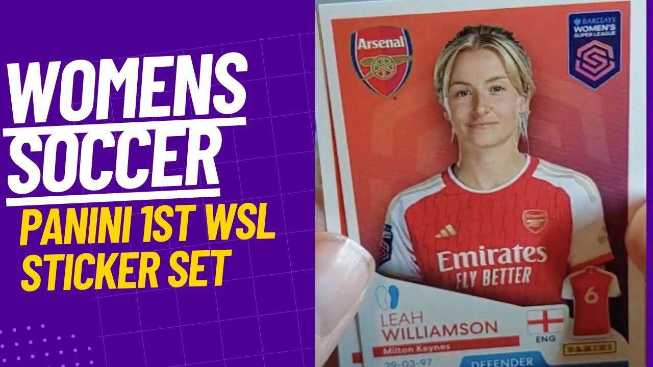 Panini 2023 Women Super League Football WSL Soccer Sticker collection ...