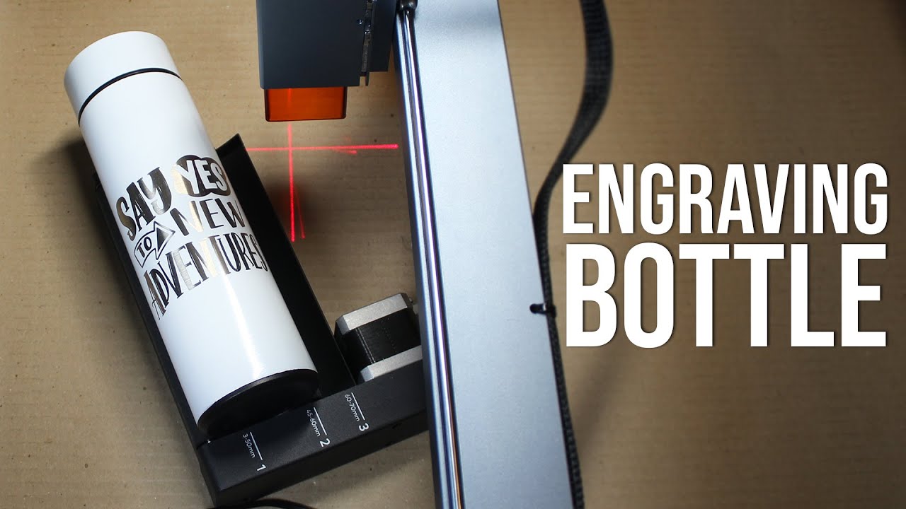 Engraving Thermos Bottle Like PRO with xTool D1 | NewMan DIY - YouTube