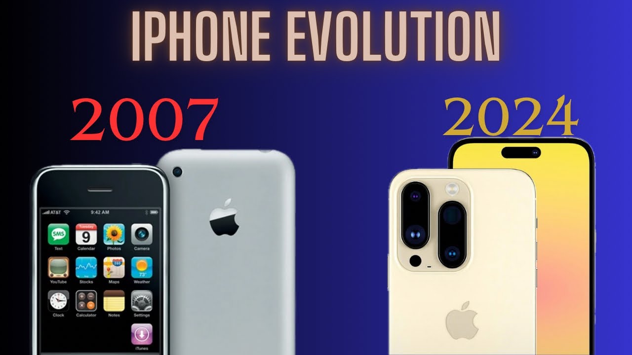 Evolution of iPhone( 2007-2024) - YouTube