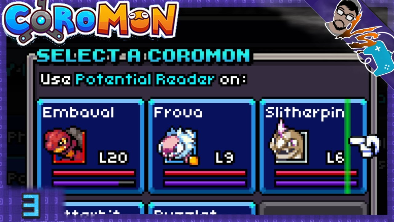 How To Read Coromon Potentials! - Mabi Plays Coromon Walkthrough #3 ...