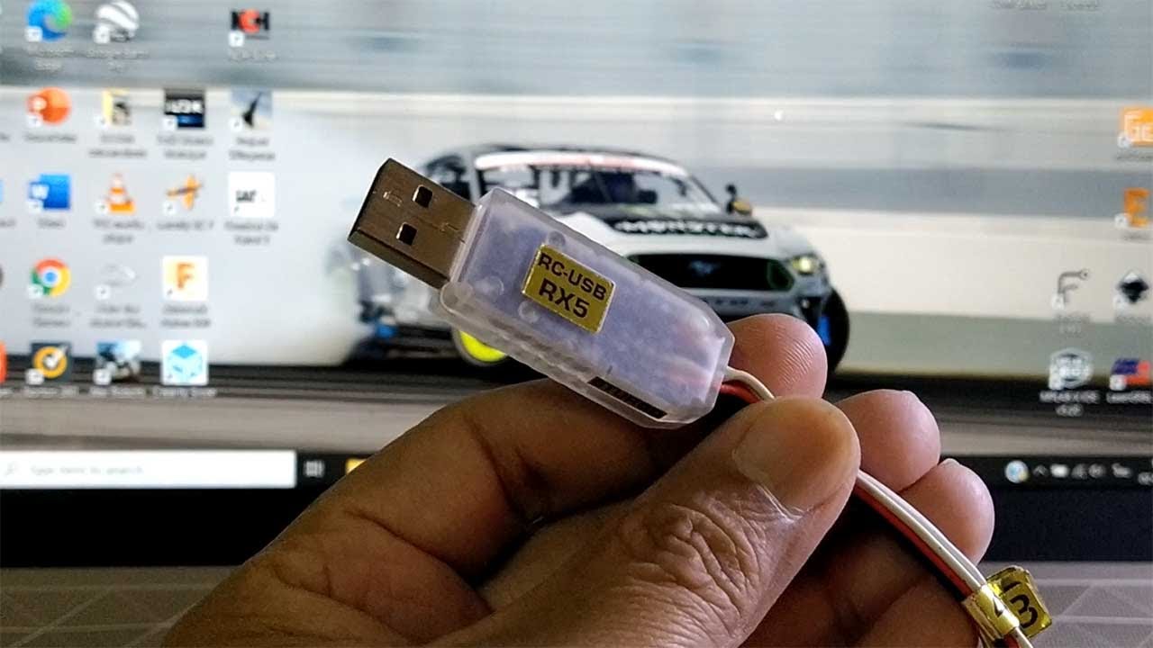 use RC-USB RX5 with port USB TYPE-C - YouTube