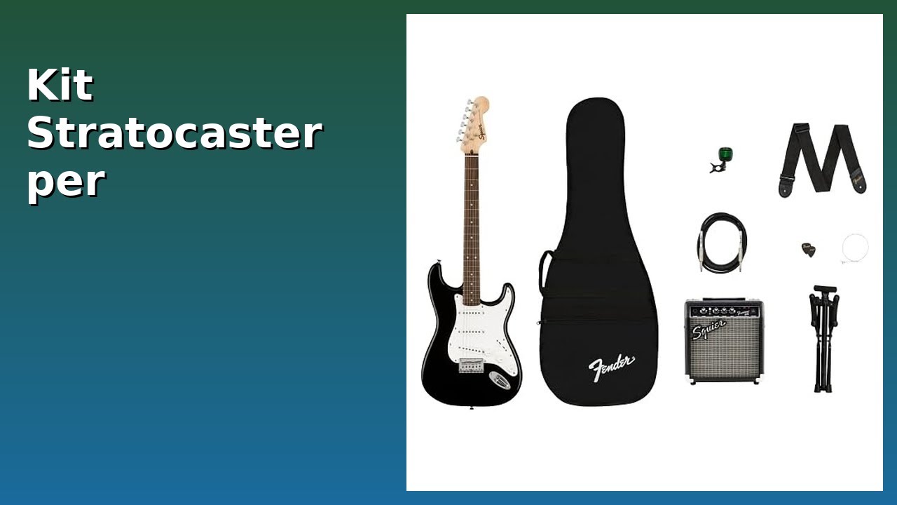 RECENSIONE (2025) : Kit Stratocaster per Principianti. DETTAGLI ...