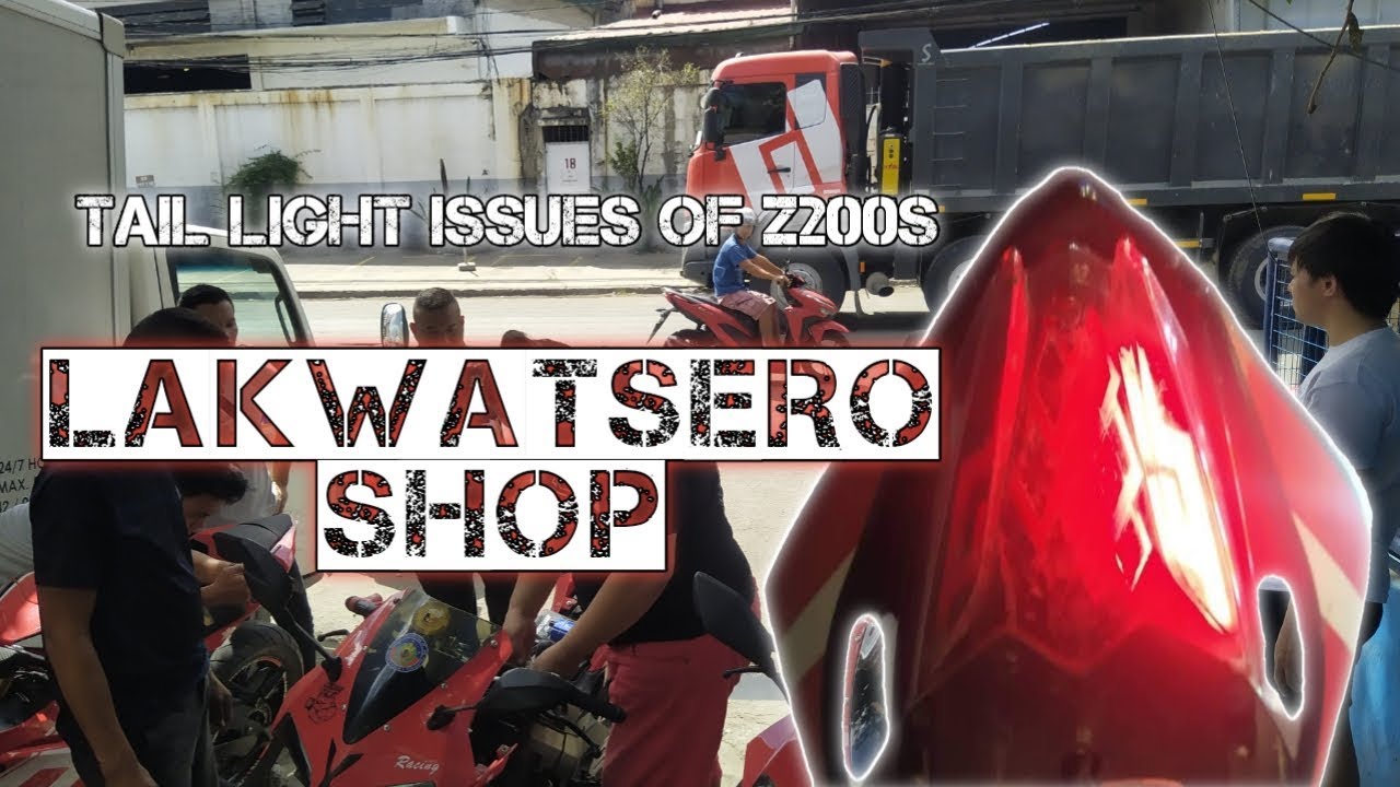 Z200S/Z200X hawk lexmoto/R9 VC200| Spitzer250 Tail light issues - YouTube