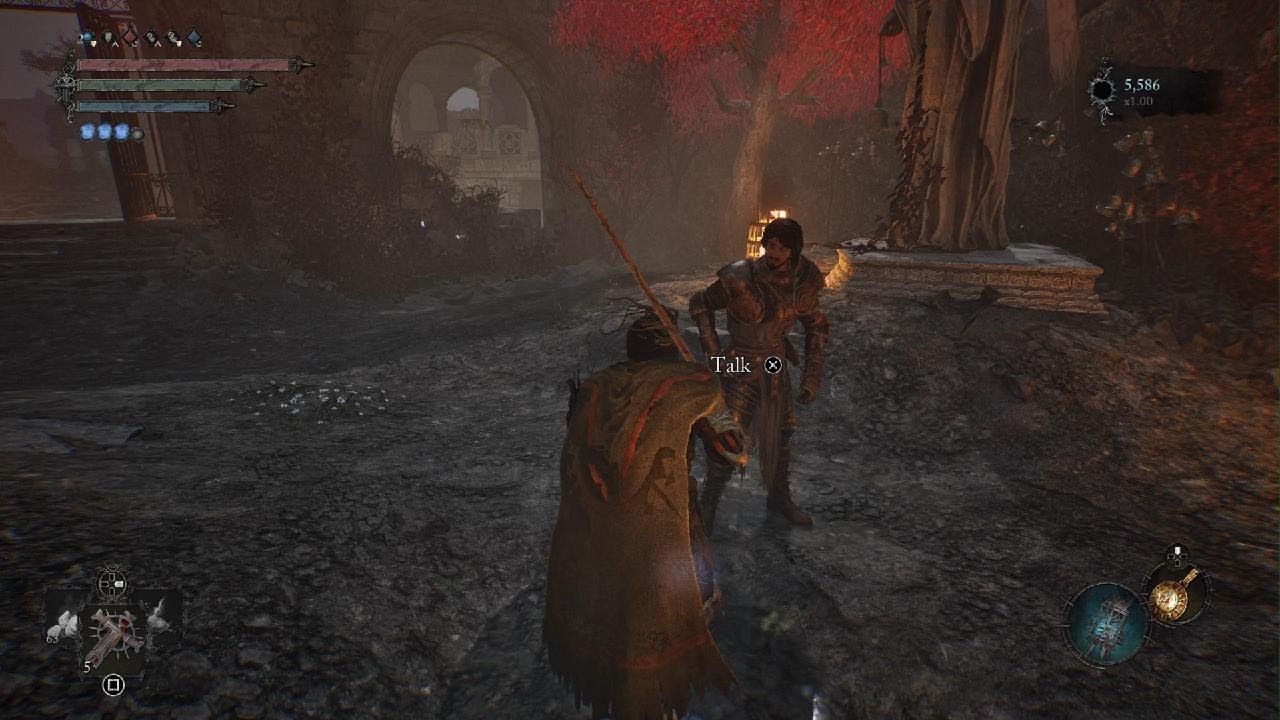 Lords of the Fallen Blessed Carrion Knight Sanisho boss fight - YouTube