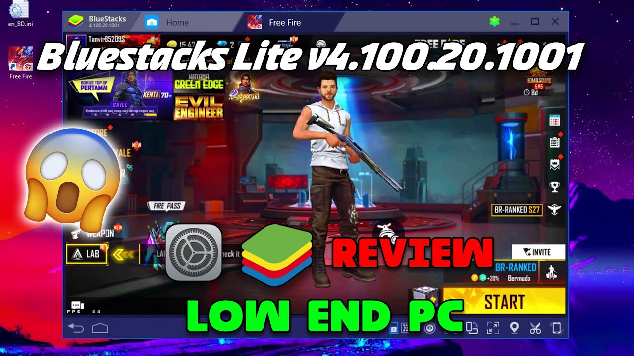 BEST BLUESTACKS LITE EMULATOR FOR LOW END PC 1GB WITHOUT GRAPHICE CARD ...
