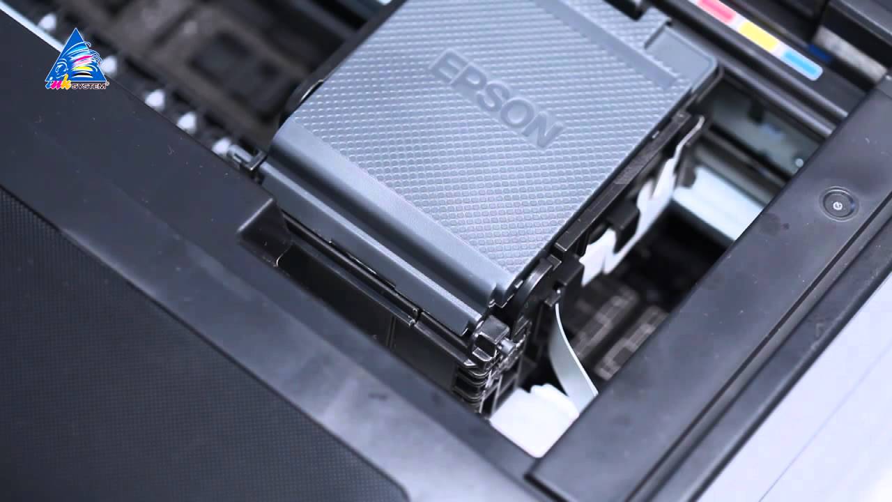 Установка СНПЧ на принтер EPSON WorkForce 7015 - YouTube