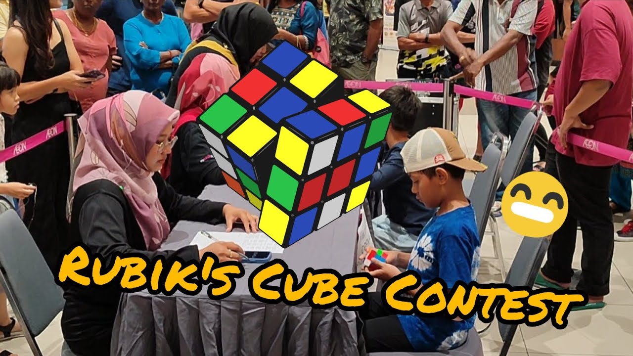 Pemain Amatur Menyertai Rubic Cube Contest 😂😂 - YouTube