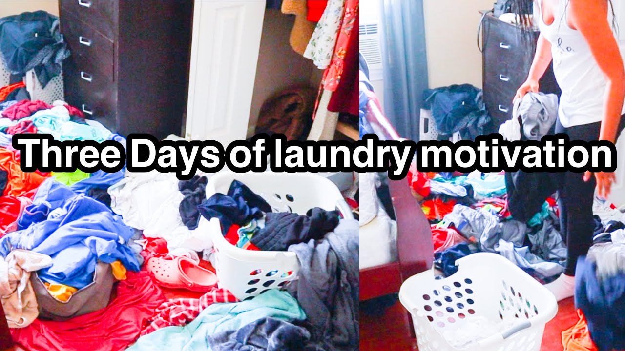 ALL DAY LAUNDRY MOTIVATION| THREE DAYS OF LAUNDRY MOTIVATION| LAUNDRY ...