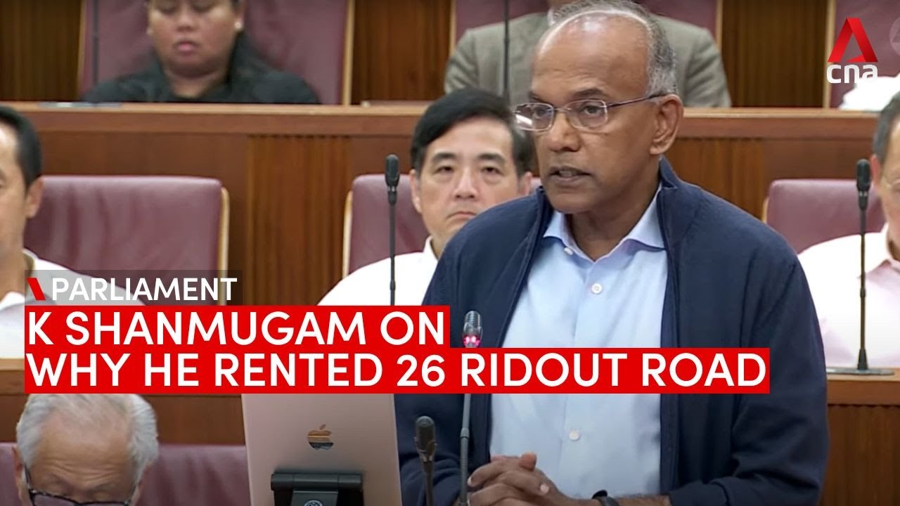 K Shanmugam on why he rented 26 Ridout Road | Full video - YouTube