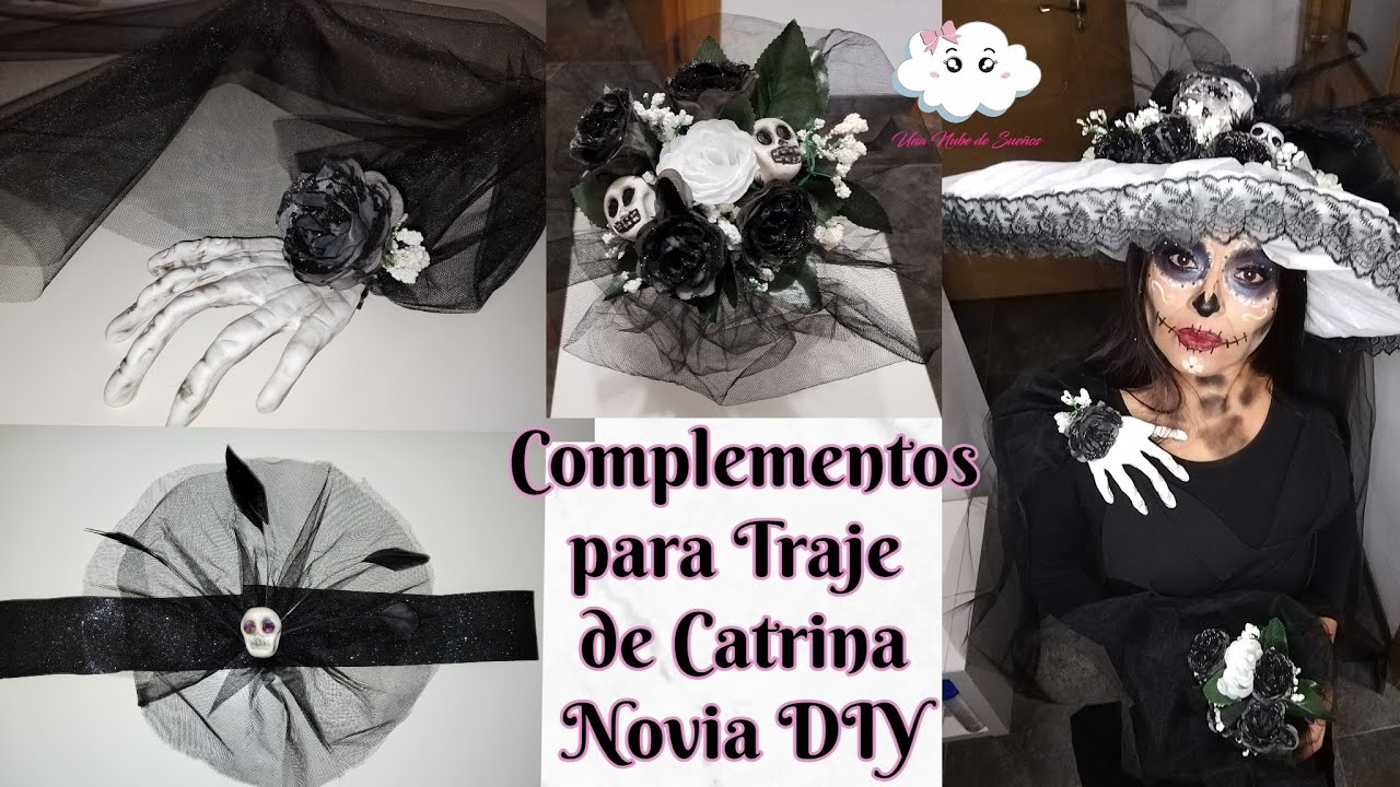 💀Como Hacer Complementos, Ramo de Flores, Cinturón y Broche de Mano ...