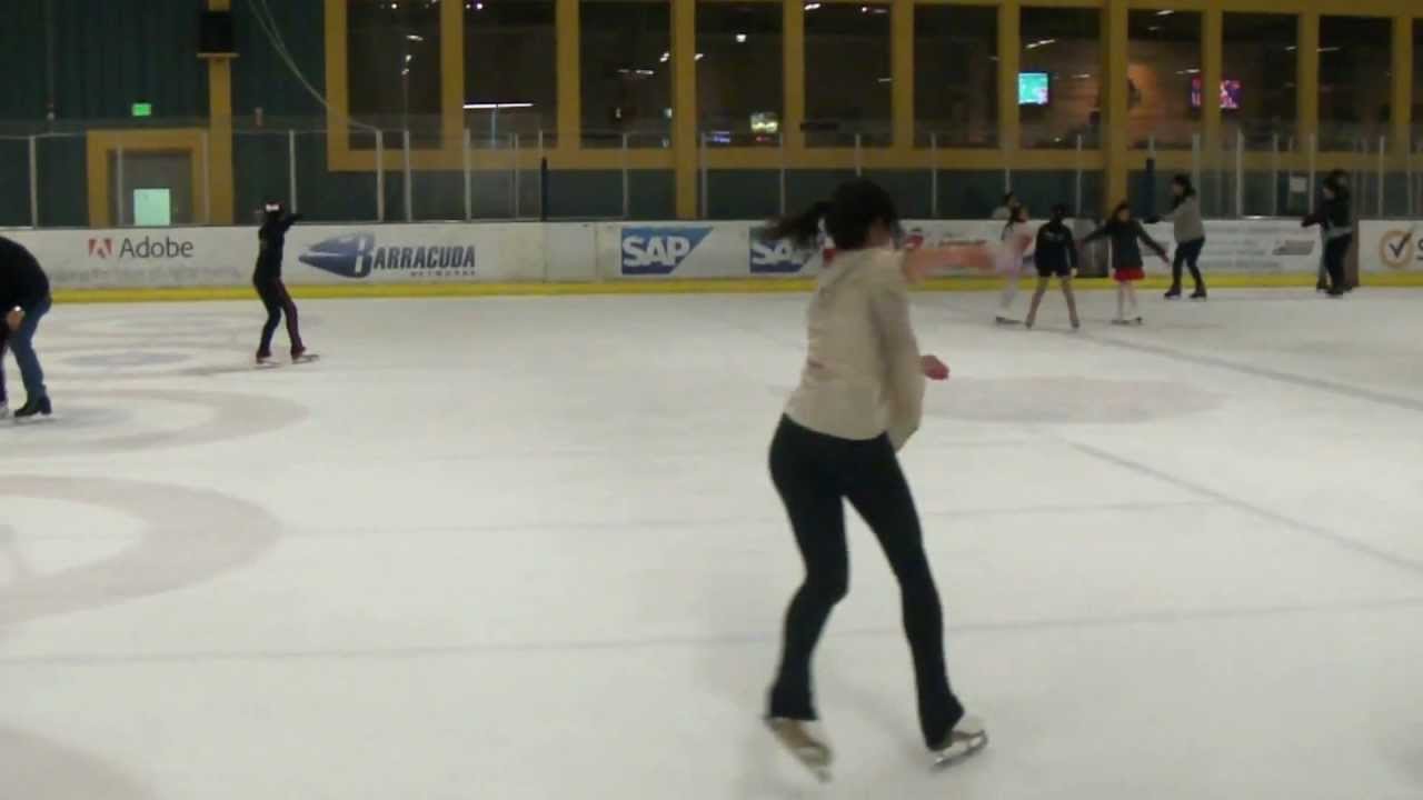 Jessie Figure Skating Sit-Tuck Spin - YouTube