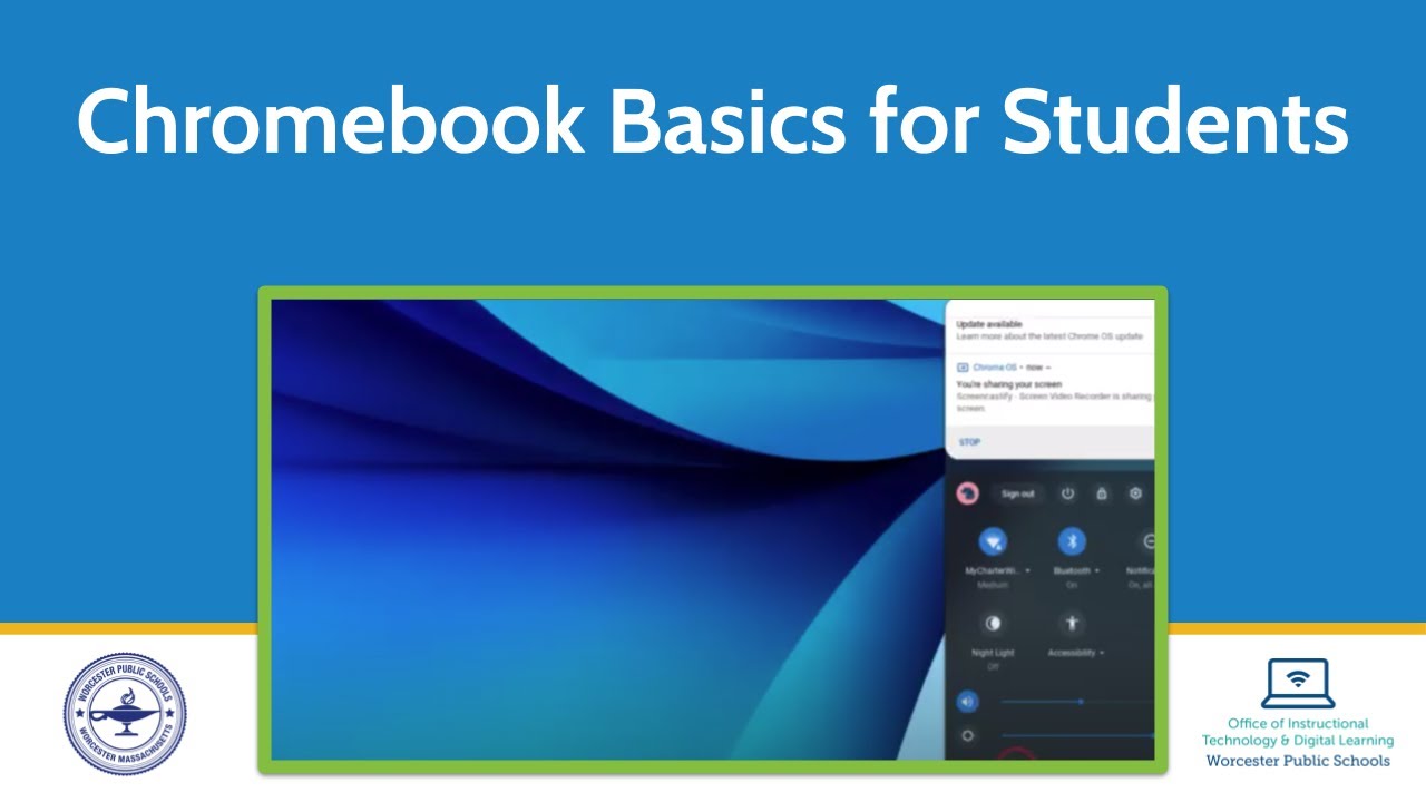 Chromebook Basics for Students - YouTube