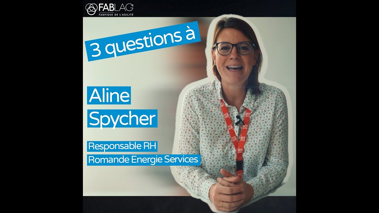 Découvrez un des membres FABLAG : Aline Spycher de Romande Energie Services - YouTube