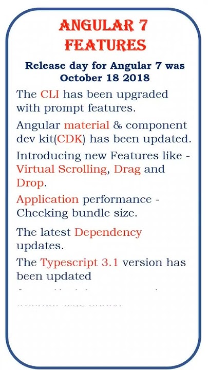angular7 features @ensolutions5210 #angularjs #angular12 #angular6 #angular8 #angular13 - YouTube