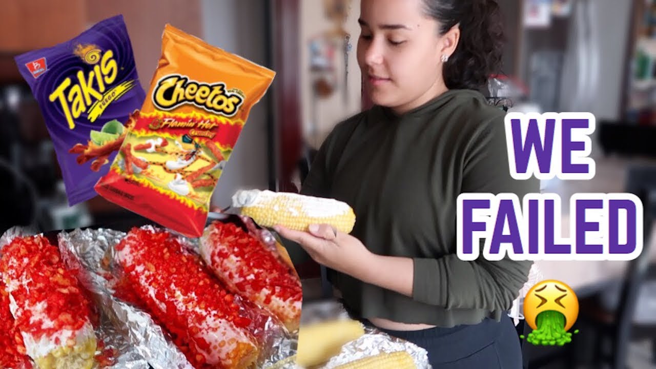 COOK WITH US: TAKIS & CHEETOS ELOTES - YouTube
