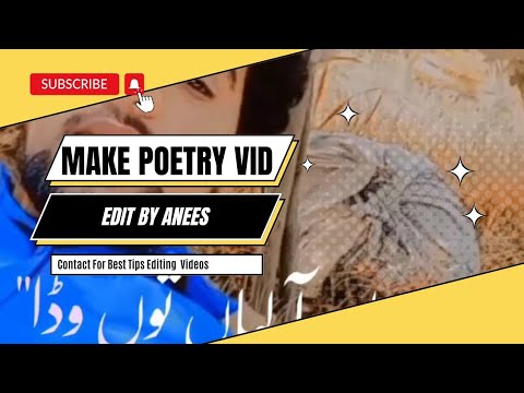 How To Make Poetry Video - YouTube