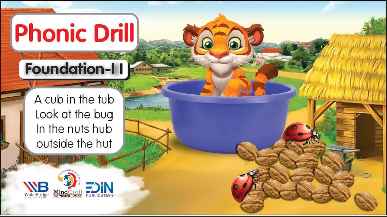 Phonic Drill| Cub In The Tub| English code| Foundation -ll | Wide Bridge| Mindcraft - YouTube