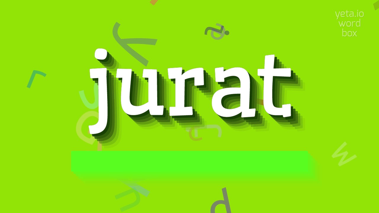 How to say "jurat"! (High Quality Voices) - YouTube