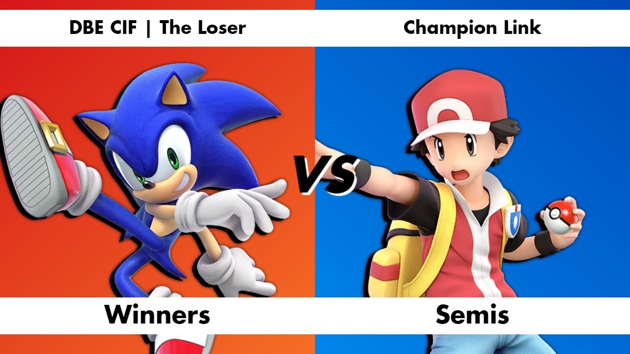 Winners Semis - The Loser (Sonic) vs Champion Link (PT) - Half & Half ...