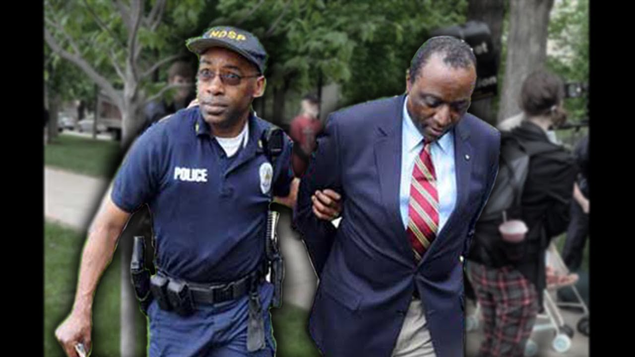 Dr. Alan Keyes Arrested at Notre Dame during prayer demontration on ...