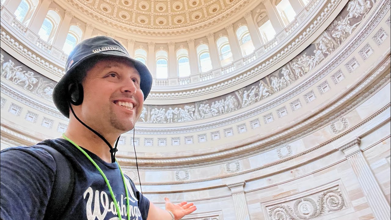 INSIDE The U.S. Capital, Rotunda, Crypt, & Visitor Center | Full ...