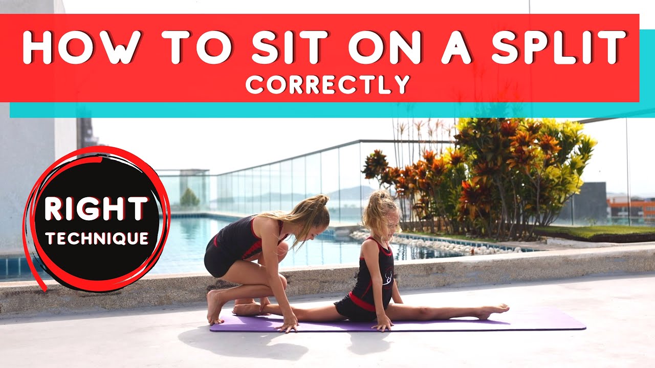 How to sit on a split CORRECTLY (10 min) Right Technique - YouTube