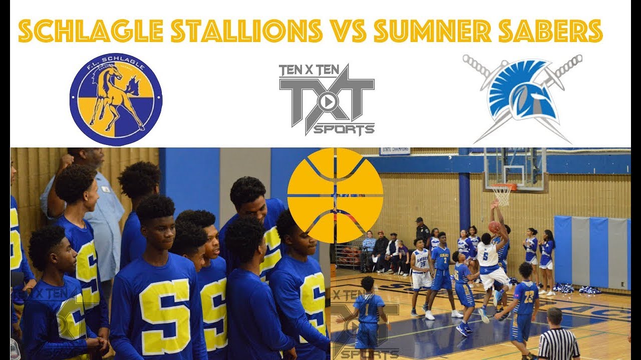 TenXTensports : Schlagle Stallions vs Sumner Academy Sabres - YouTube