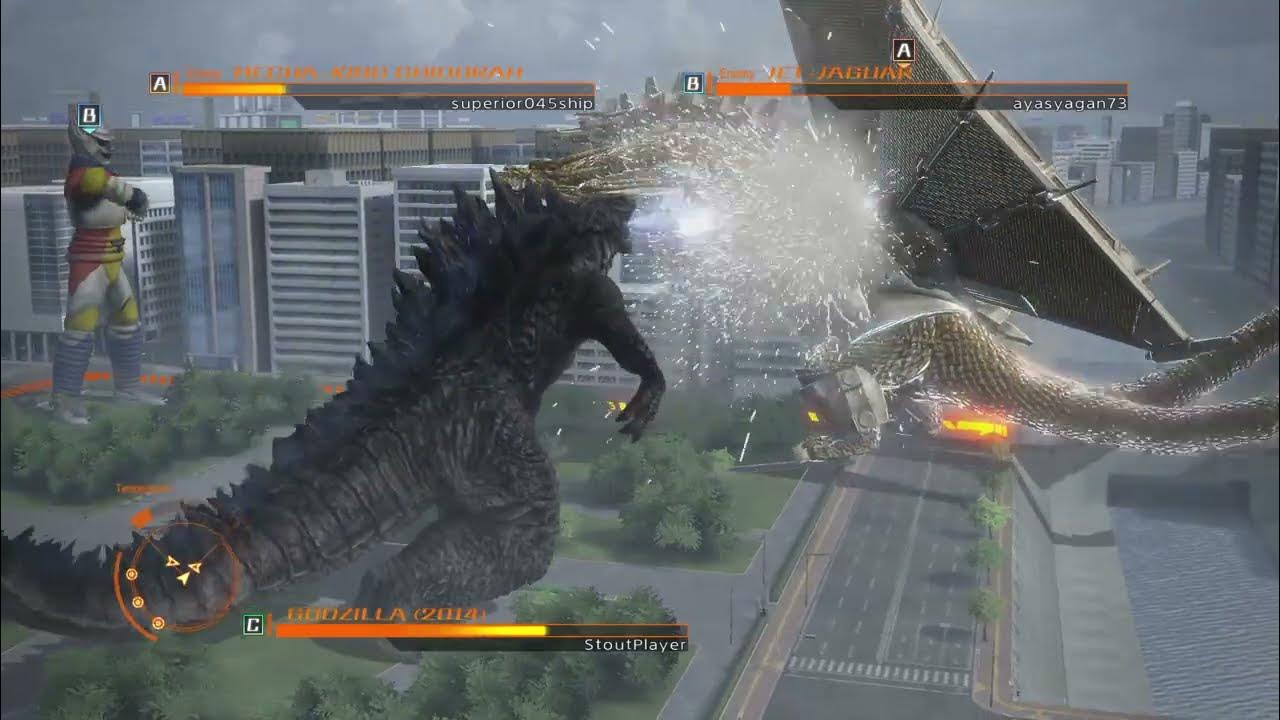 GODZILLA PS4 : Godzilla and Jet Jaguar vs Mecha King Ghidorah - YouTube