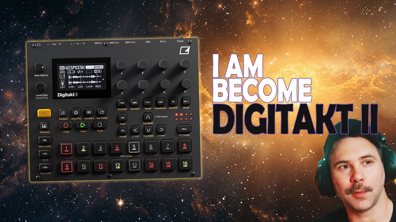 Everything In My Studio Belongs Inside The Digitakt II - YouTube