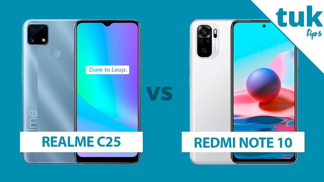 Realme C25 vs Redmi Note 10 - Diferenças! Comparativo | Especificações ...
