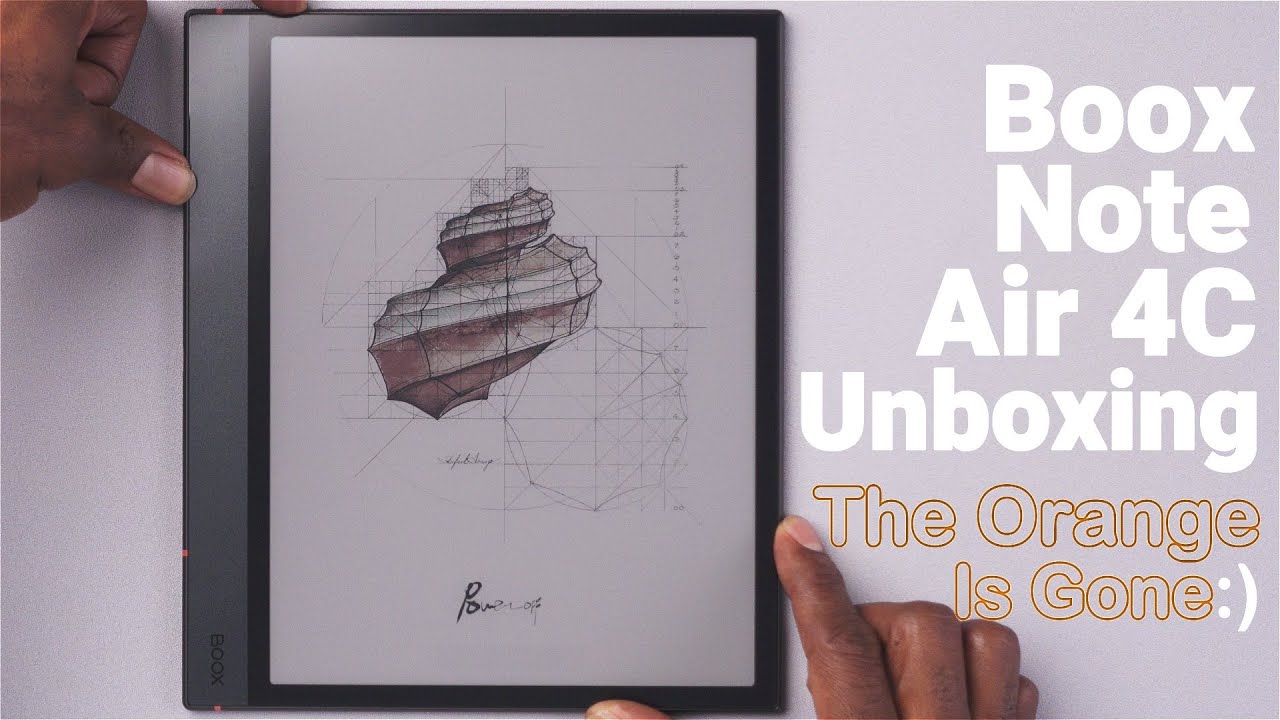 Boox Note Air 4C eInk Tablet Unboxing Impressions - YouTube