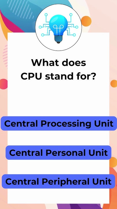 CPU.. the brain 🧠 of a computer 🖥️#shortsfeed #quiz #quizshorts - YouTube