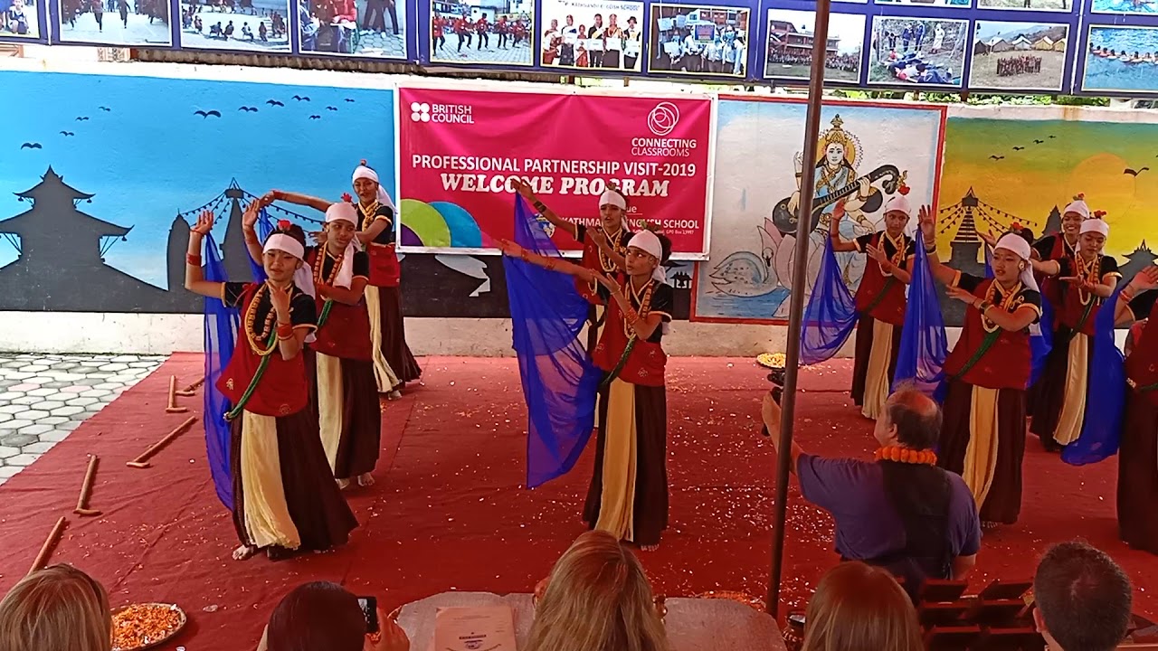 Jhoda dance performed by kathamadu english school naxal - YouTube