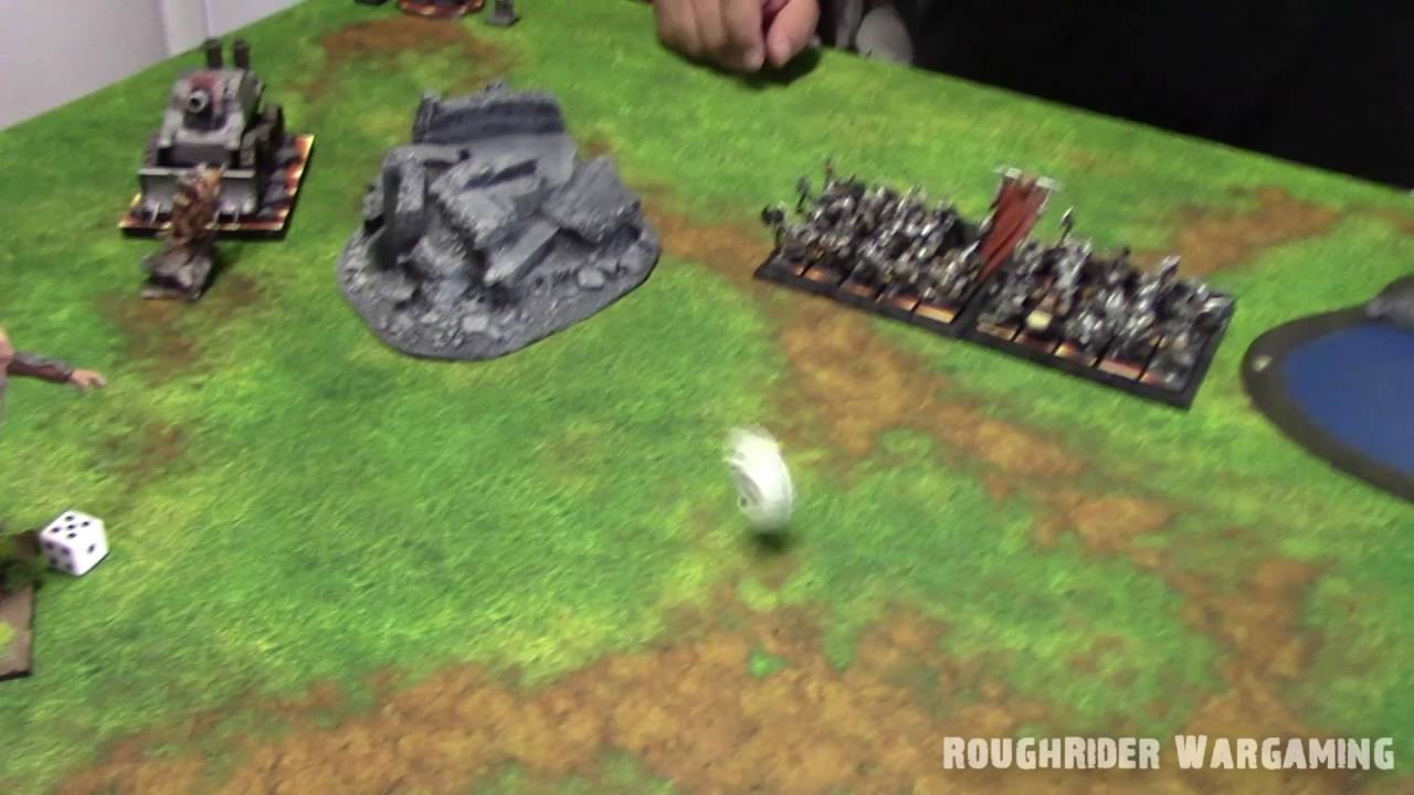 Kings of war Battle report 2nd edition Ogres Vs Abyssal Dwarfs - YouTube