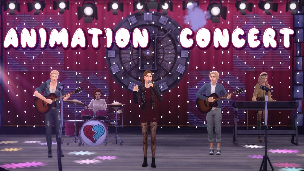 🎤 Sims 4 Animation pack "Concert" - YouTube