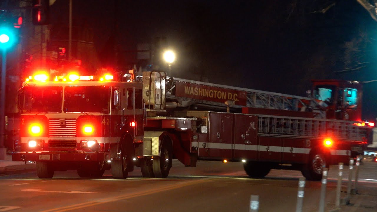 DCFD Truck 4 Responding - YouTube