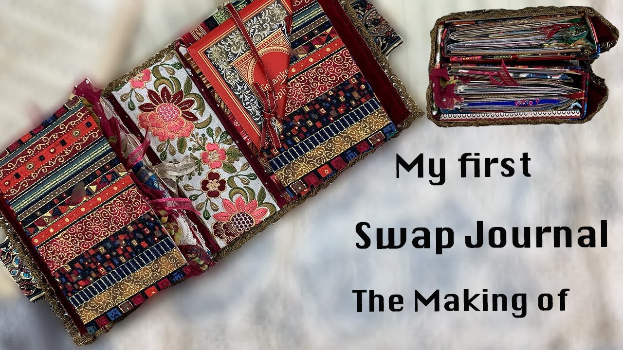 My First Swap Journal "For Sarah": The Making of - Lapbook style ...